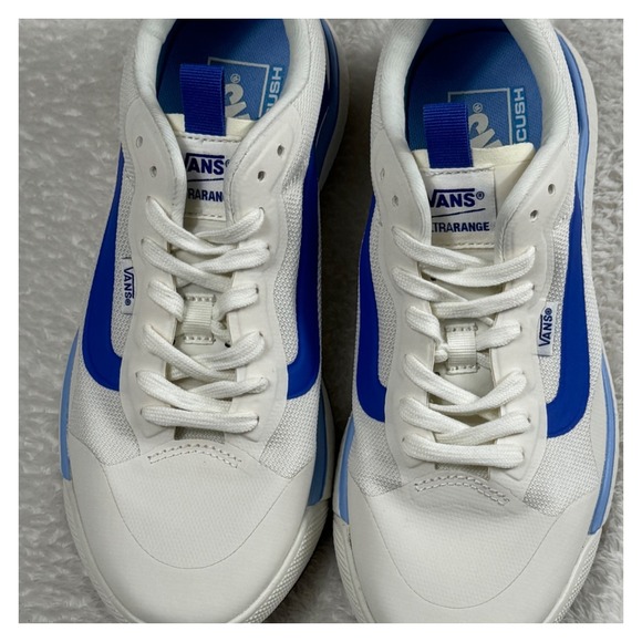 Vans | Shoes | Nwot Vans Ultrarange Exo White Blue Cushioned Athletic ...